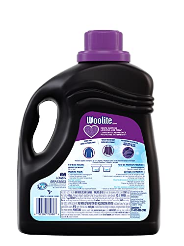 Woolite Darks, Laundry Detergent, Mega Value Pack, 2.96 L, With Colour ...