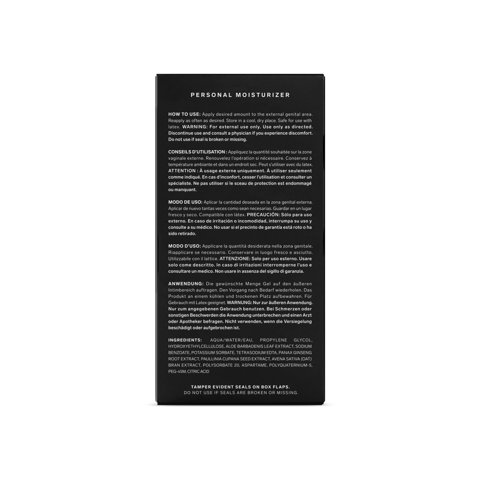 LELO Personal Moisturizer, Luxury Water-based Lubricant for Women and ...