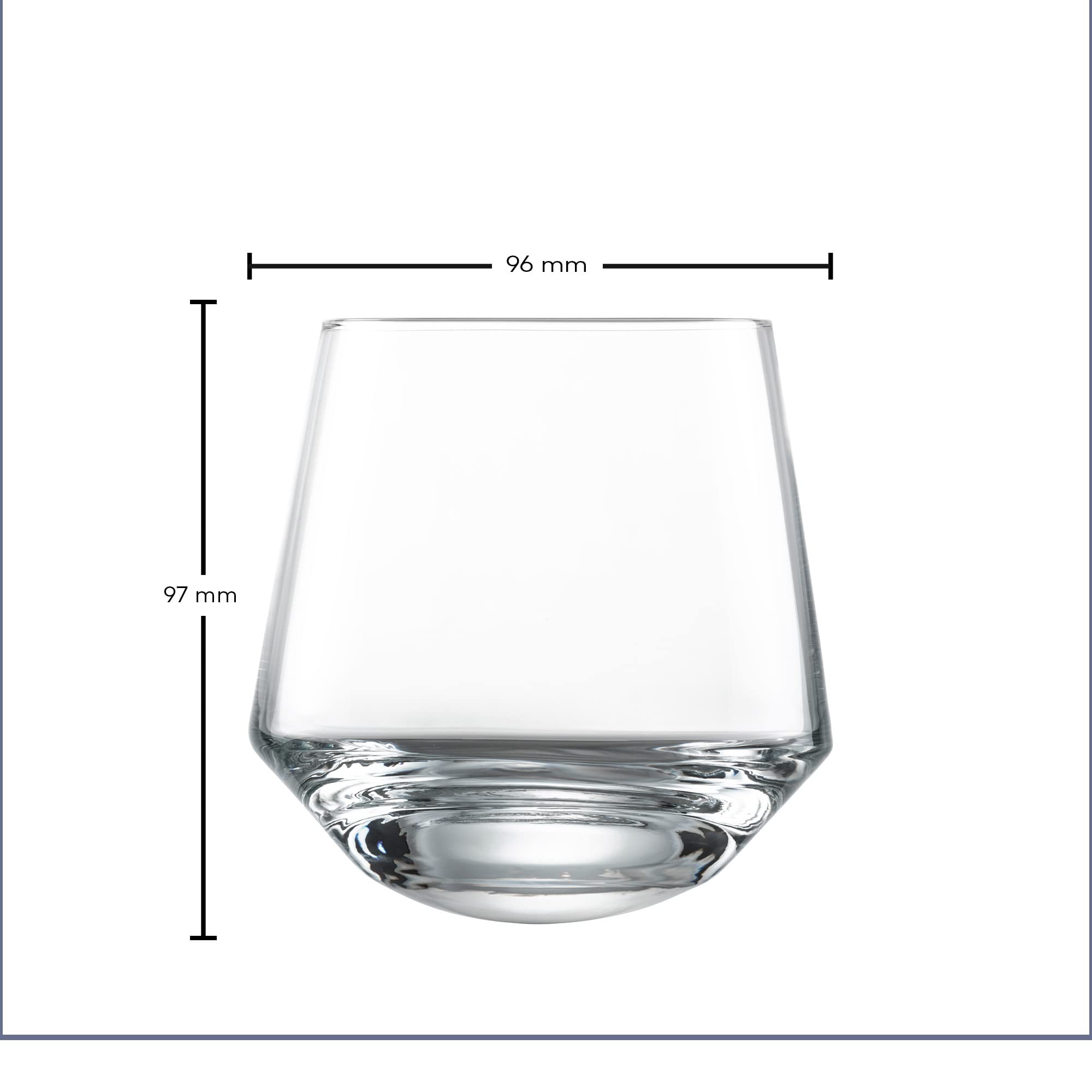 Zwiesel Glas Pure German Crystal Glassware Collection, 2 Count Dancing ...